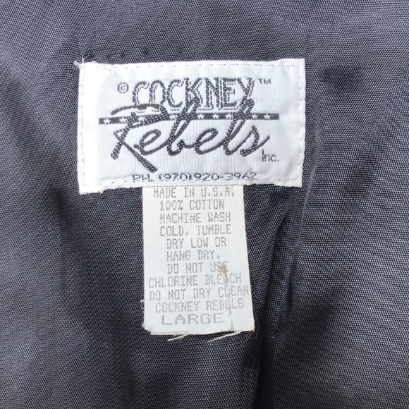 Cockney Rebel | Jackets & Coats | Vintage 8s Cockney Rebels Skull Vest ...